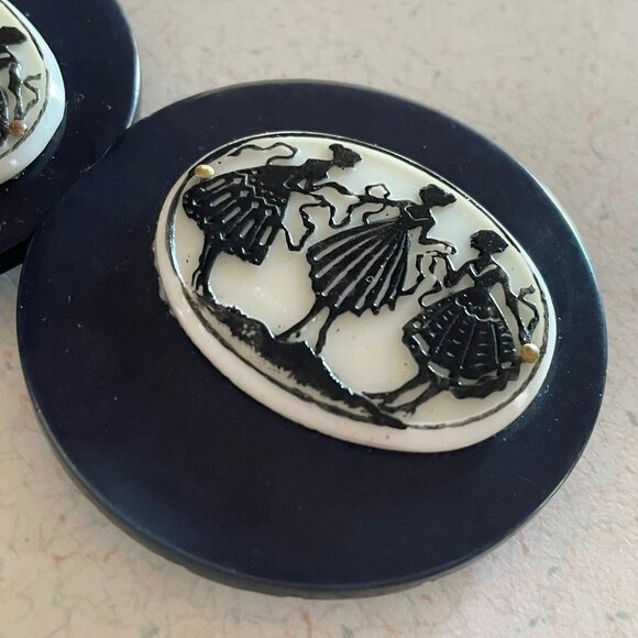 Ges Gesch | Jewelry | Rare Art Deco Era 3 Ges Gesch German Silhouette ...